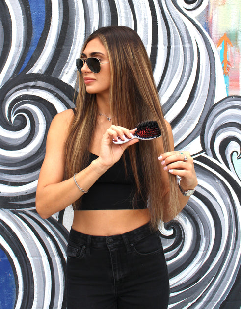 Janeke Small Mixed Bristle Pneumatic Hairbrush, SP21M – Boyd's Madison ...